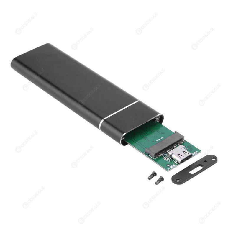 USB-C 3.1 to M.2 NGFF SSD Mobile Hard Disk Box Adapter Card External Enclosure